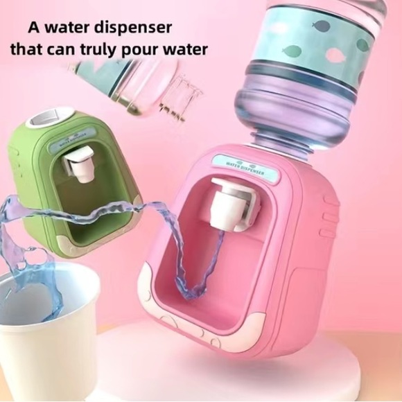 kawaii | Office | Pink Real Working Mini Water Dispenser With Water ...